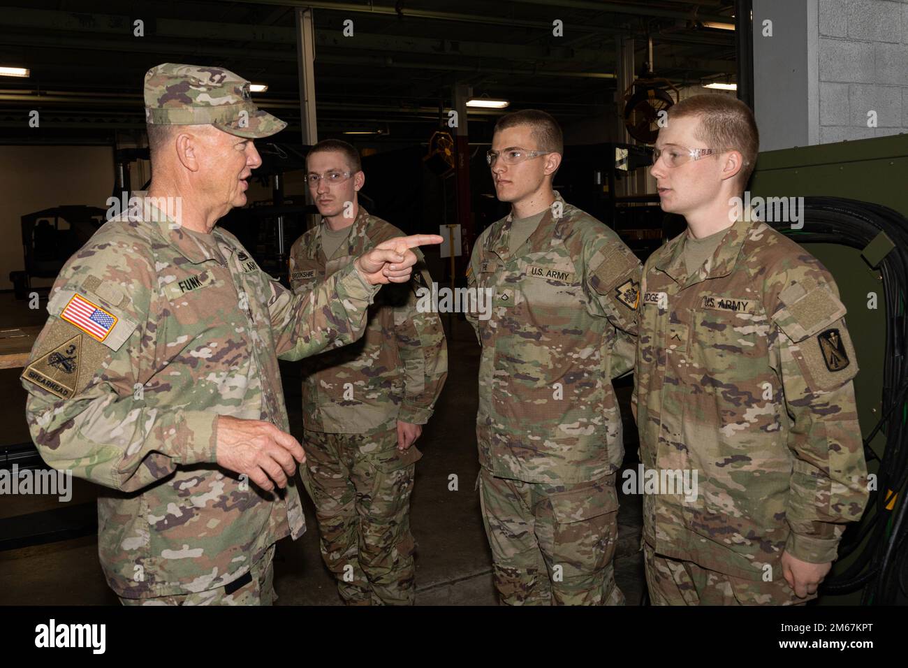 Gen. Paul Funk, commanding general, United States Army Training and ...
