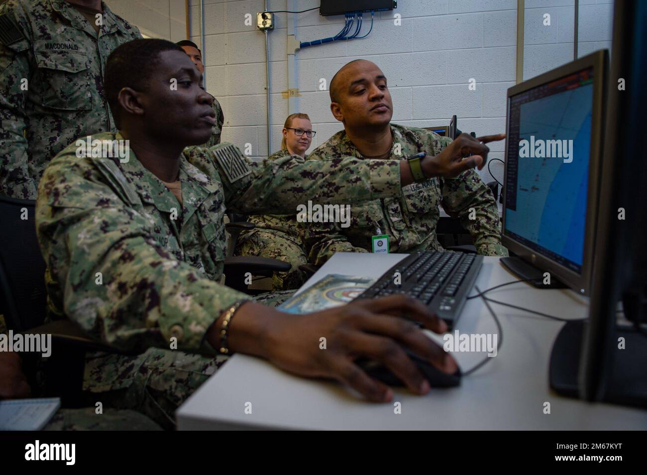 NORFOLK, Va. (April 13, 2022) - Hospital Corpsman 1st Class Kirk Bishop ...