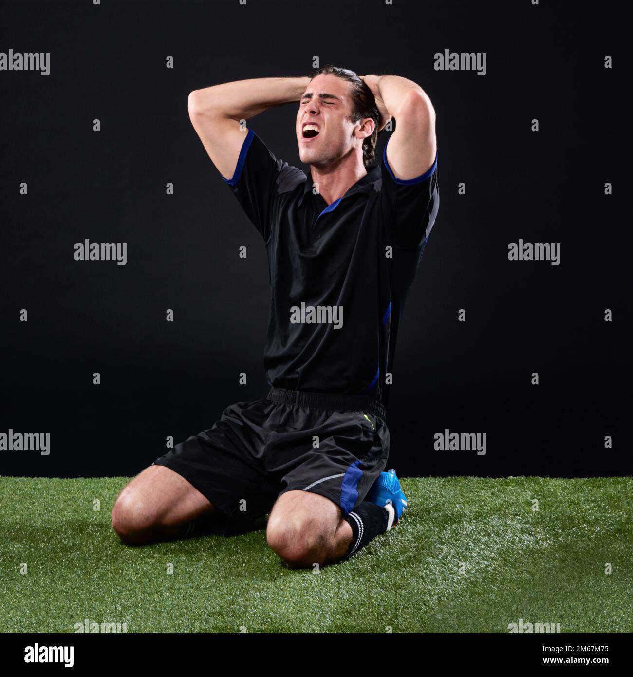 Failure is not an option, its a step. a man looking disappointed after ...