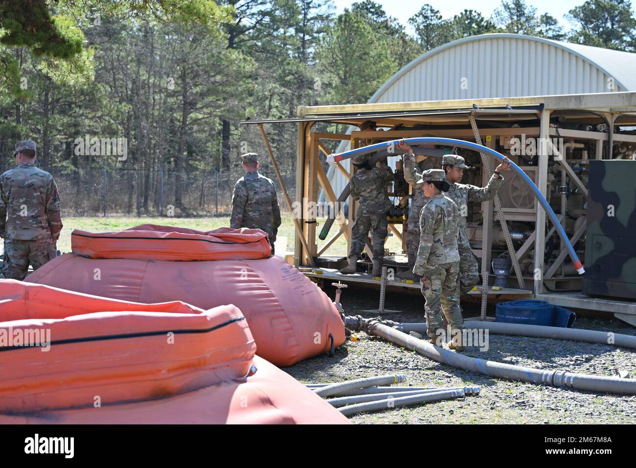 These TTC Dix/ 80th Training Command (TASS) solders are completing the ...