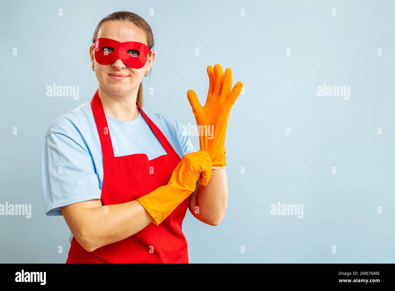 Rubber apron hi-res stock photography and images - Alamy
