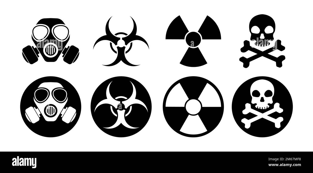Hazardous chemical label on Stock Vector Images - Alamy