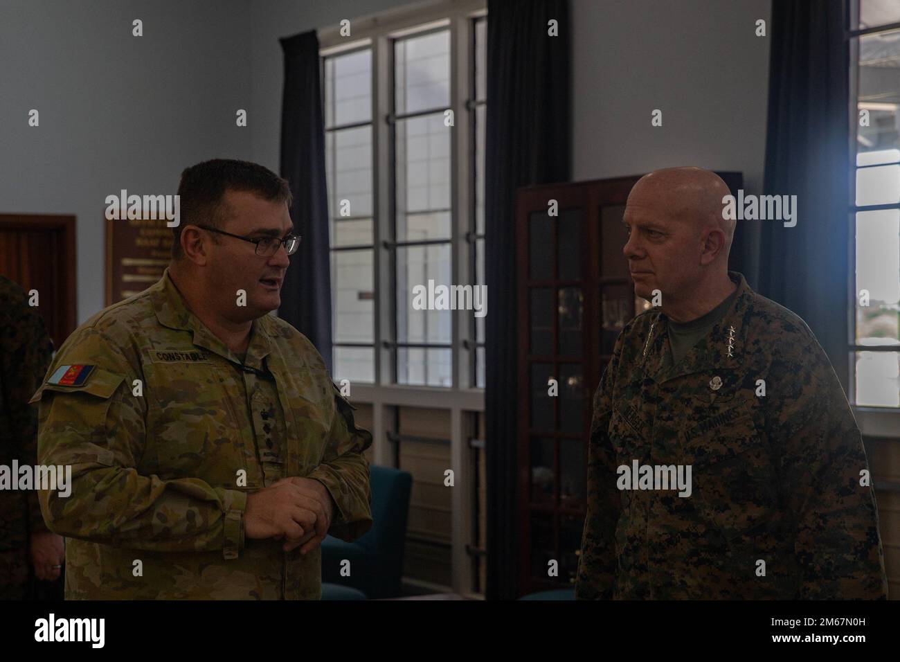 Australian Army Col. Marcus Constable, commander of Headquarters ...