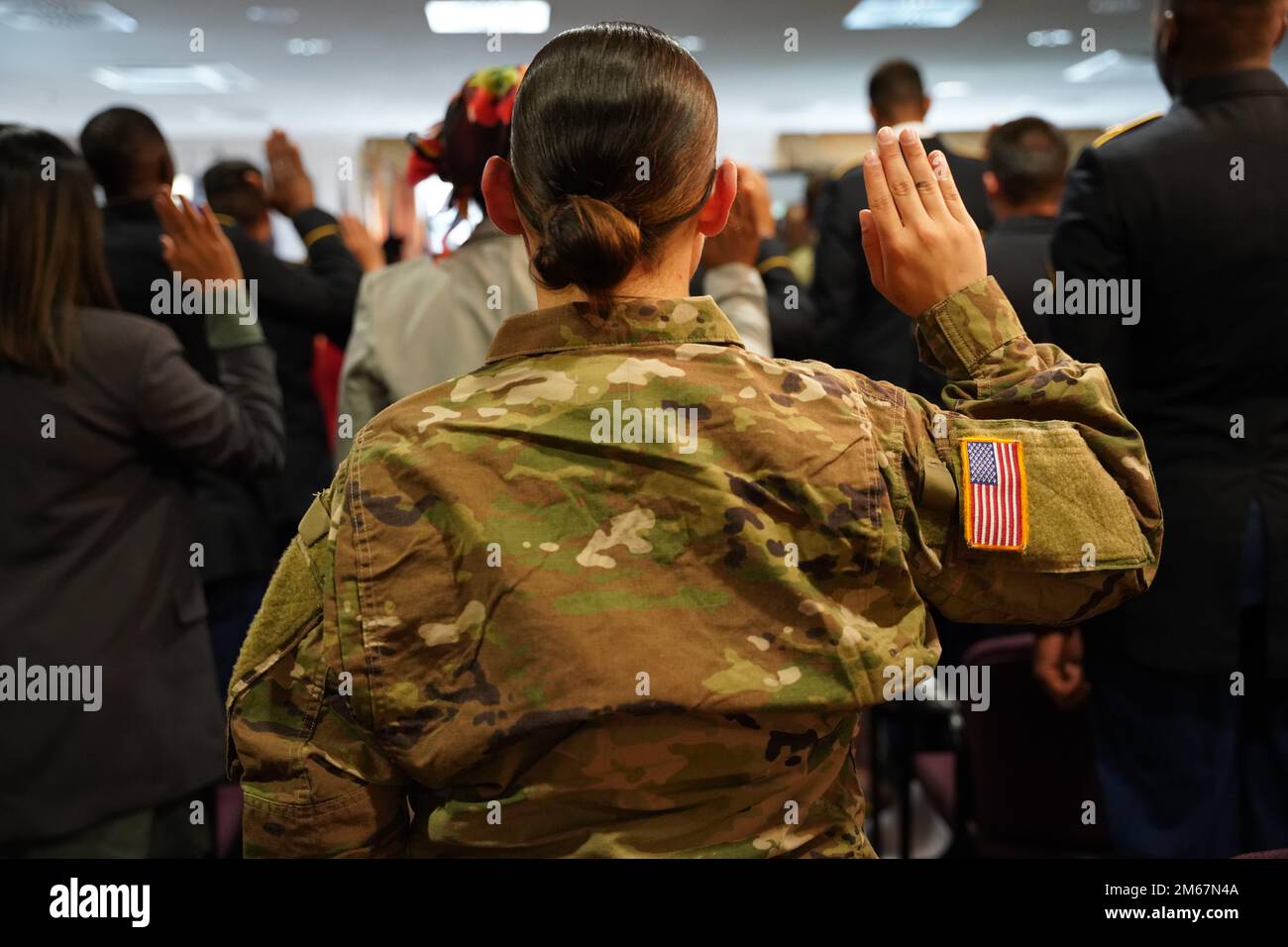 USAG Bavaria hosted a virtual naturalization ceremony at the Tower ...
