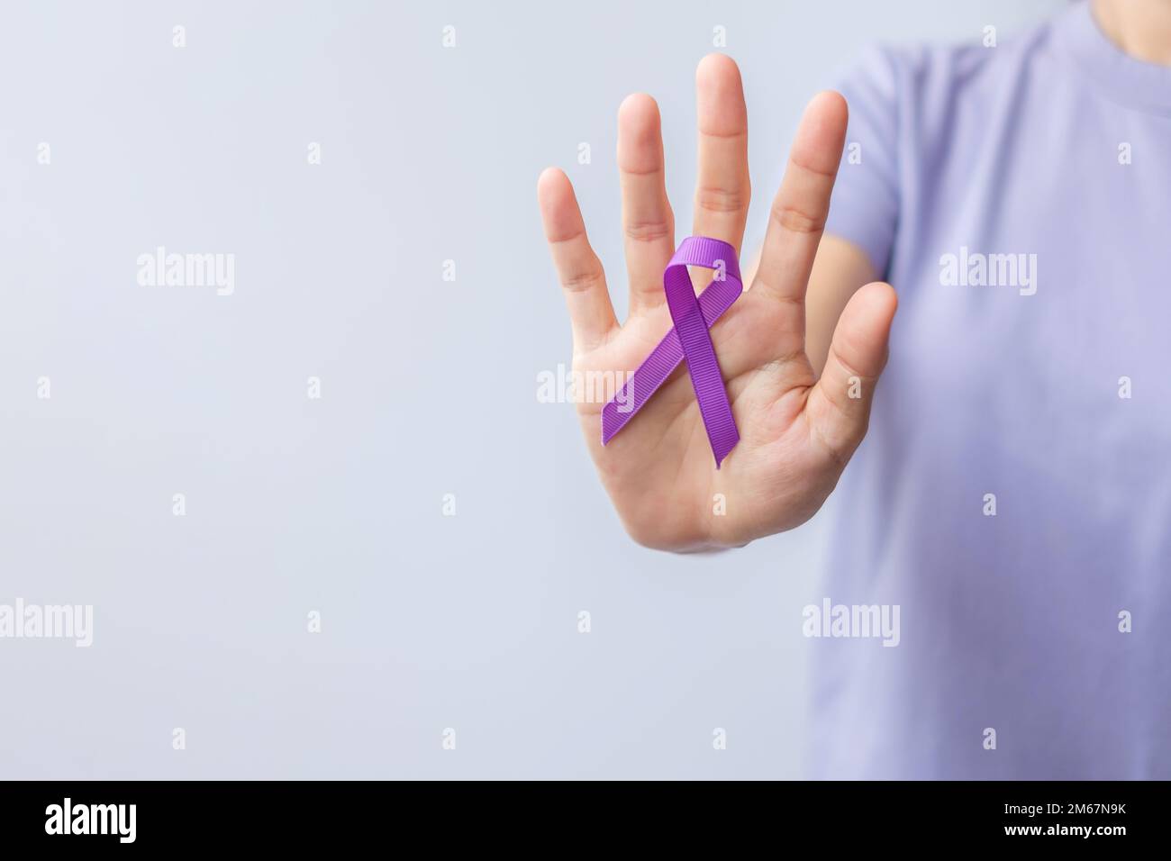 purple ribbon for cancer day, lupus, Pancreatic, Esophageal, Testicular ...