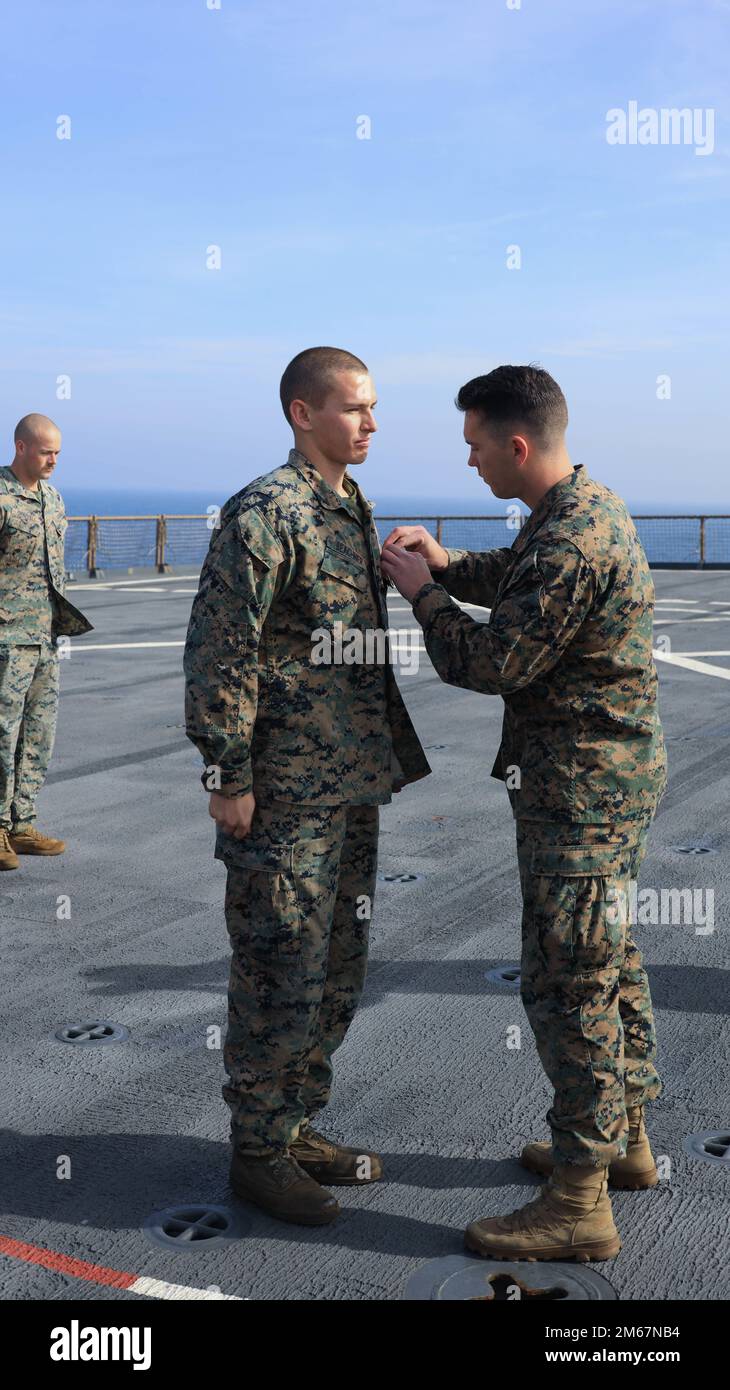 U.S. Marine Corps Cpl. Ryan Beachner, a light armored vehicle mechanic ...