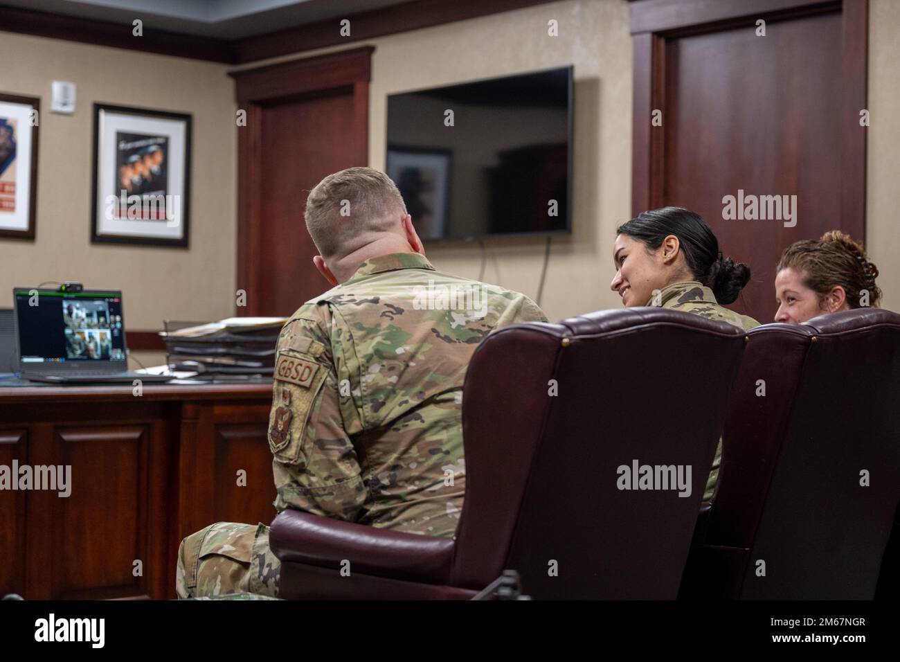 From the left, Col. Daniel Voorhies, 341st Missile Wing vice wing ...