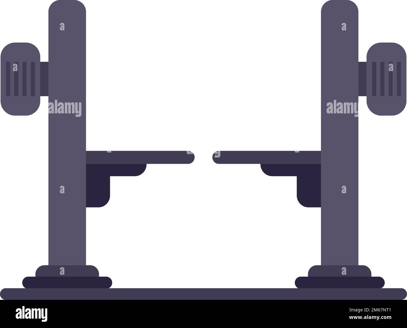 Vehicle lift icon flat vector. Auto garage. Repair mechanic isolated ...