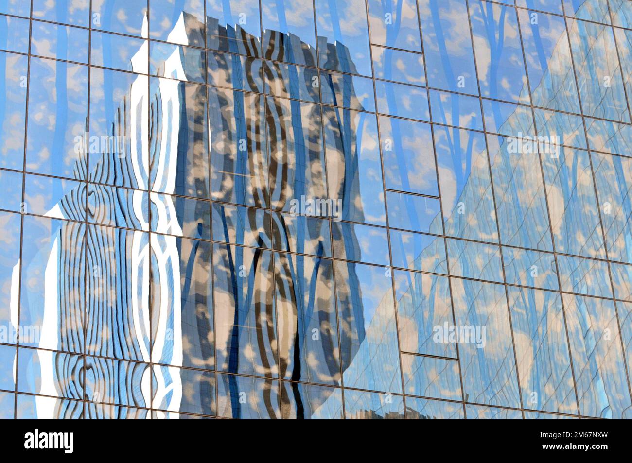 modern architecture with sun reflections Stock Photo - Alamy