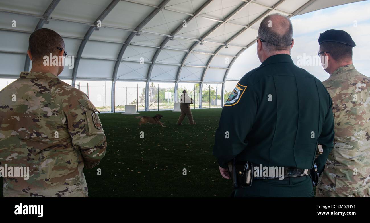 From left, U.S. Air Force Tech. Sgt. Marcus Lavalais, 325th Security ...
