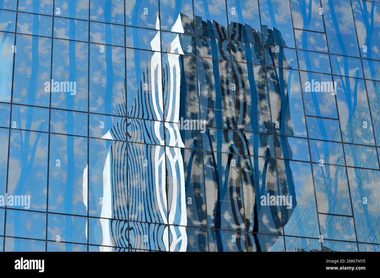 modern architecture with sun reflections Stock Photo - Alamy