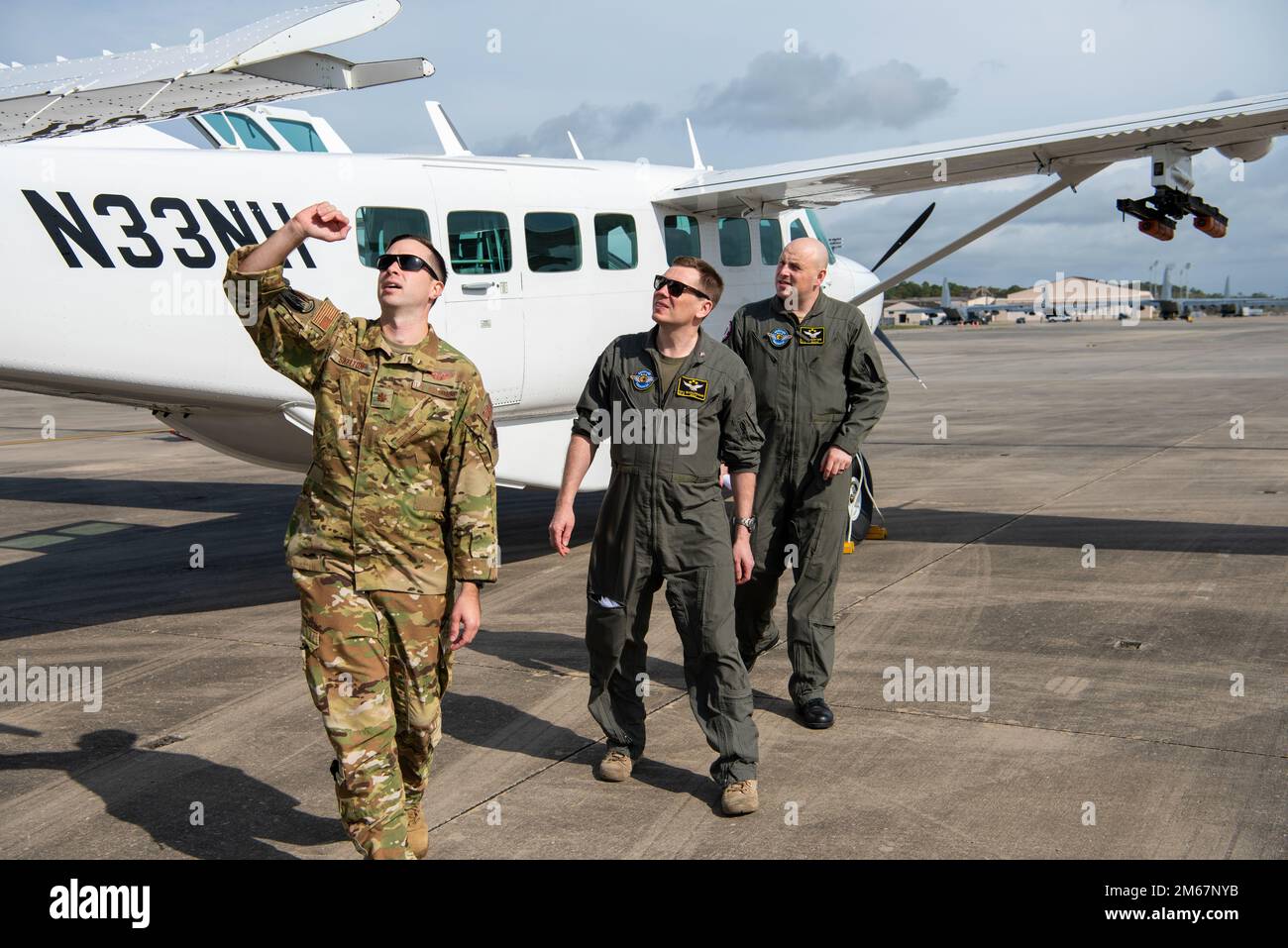 U.S. Air Force Maj. Kevin Skelton, a 6th Special Operations Squadron AC ...