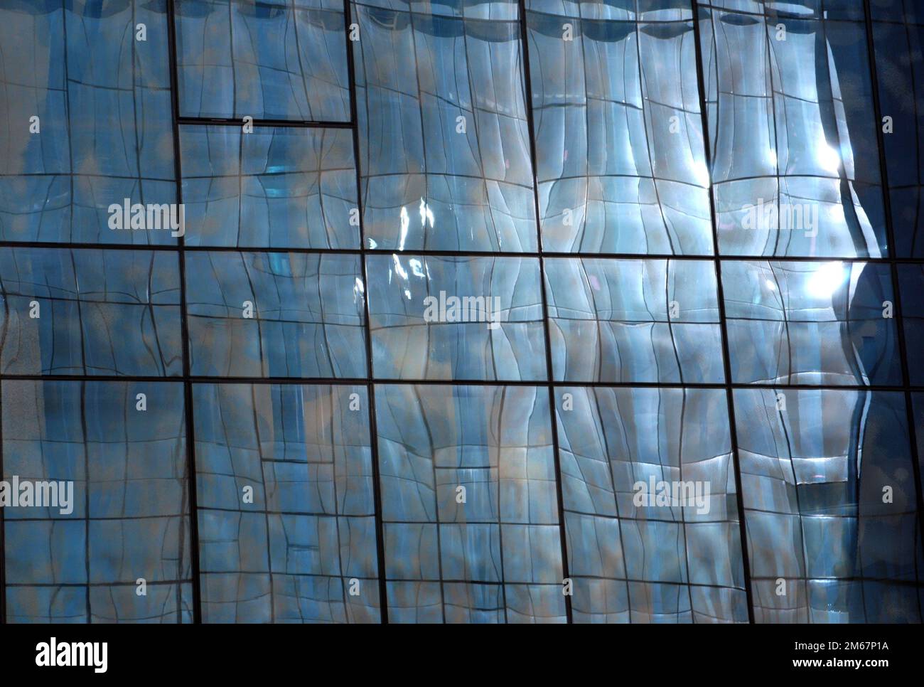 modern architecture with sun reflections Stock Photo - Alamy