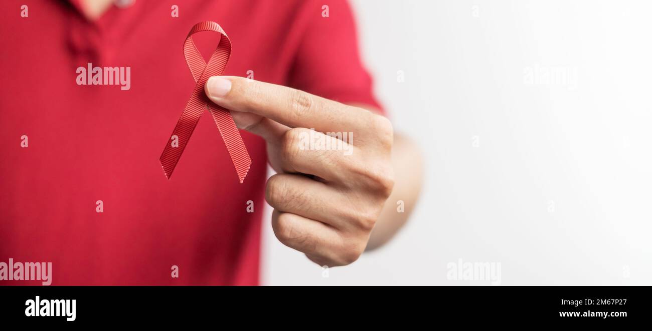Burgundy Red Ribbon for March multiple myeloma Cancer and December ...