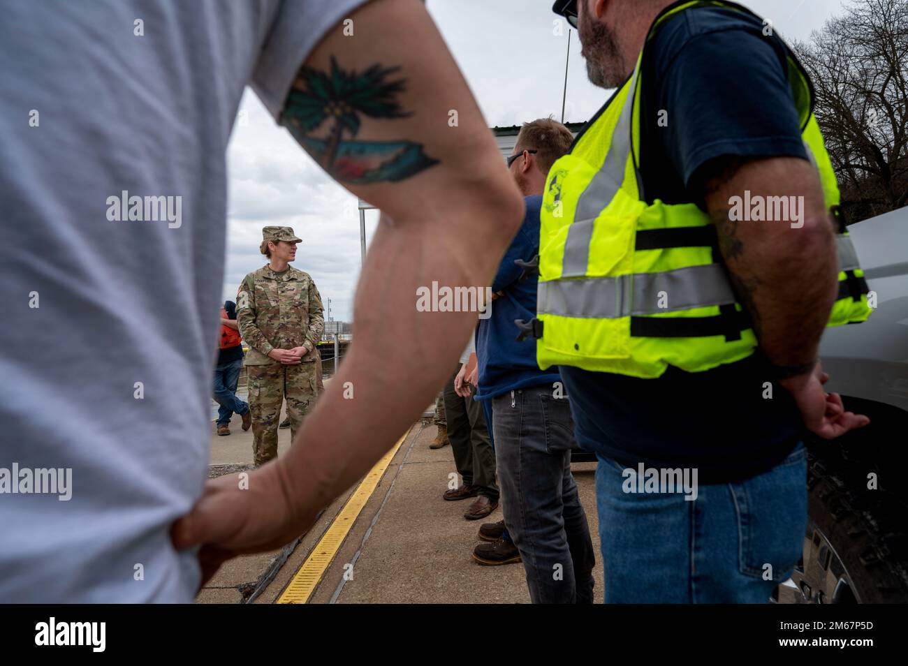 Col. Kimberly Peeples, commander and district engineer of the Great ...