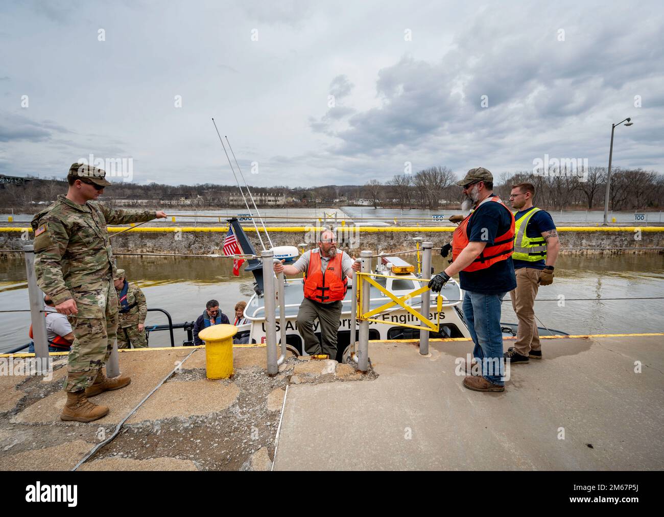 John Dilla, chief of the locks and dams branch for the U.S. Army Corps ...