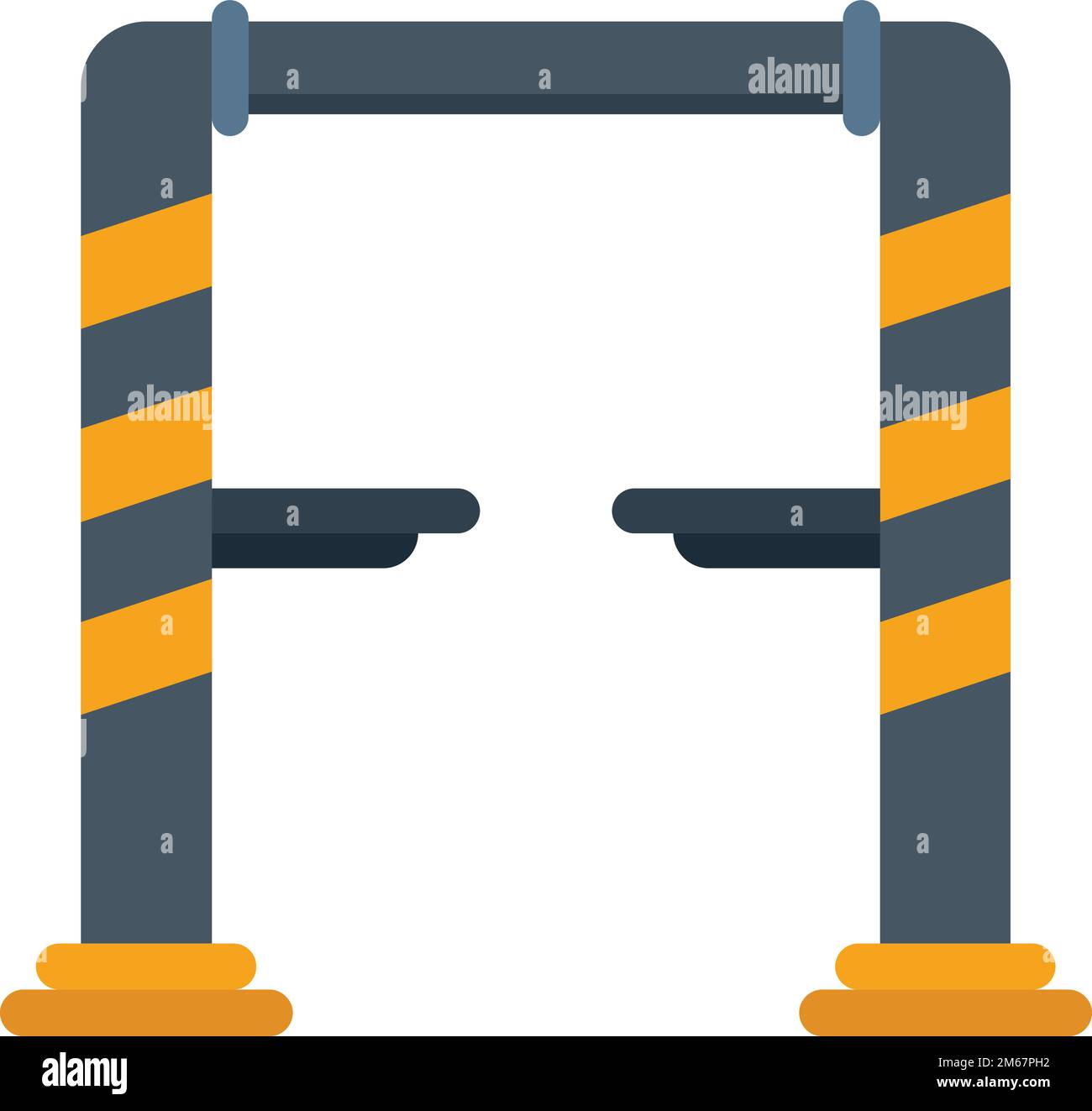 Work car lift icon flat vector. Auto service. Vehicle repair isolated ...