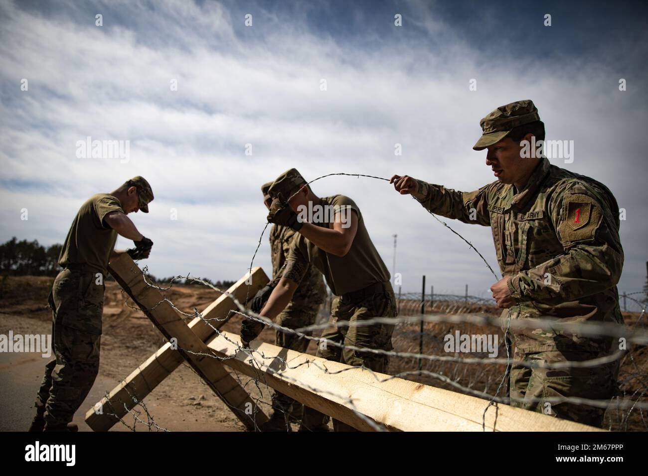 U.S. Army Sappers with the 3rd Battalion, 66th Armored Regiment, 1st ...