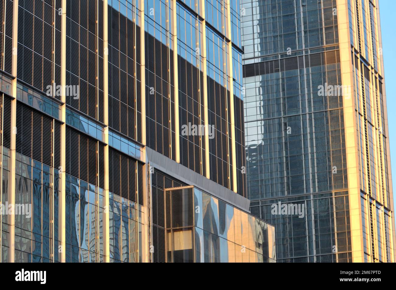 modern architecture with sun reflections Stock Photo - Alamy