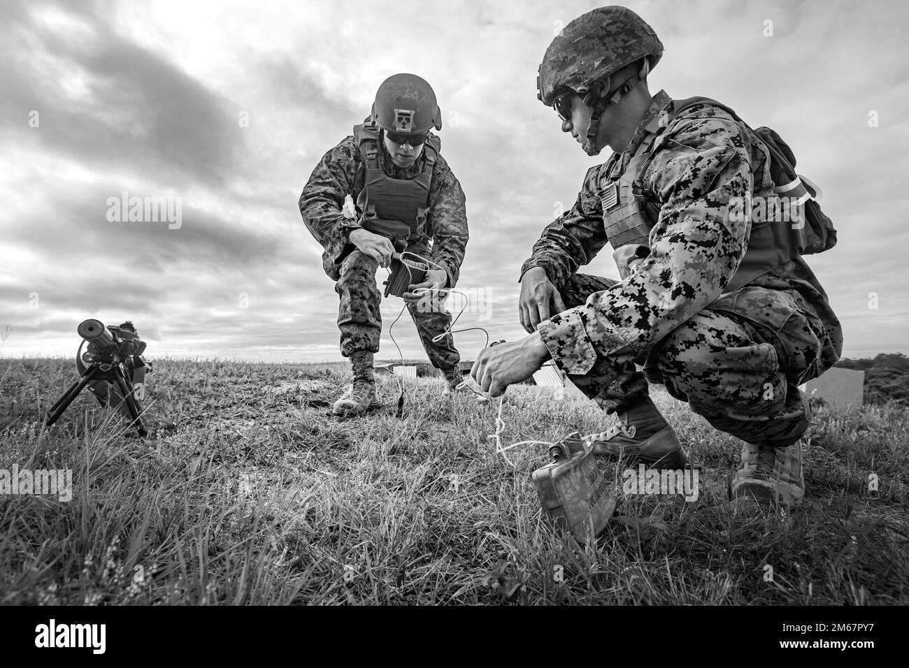 Claymore mine Black and White Stock Photos & Images - Alamy