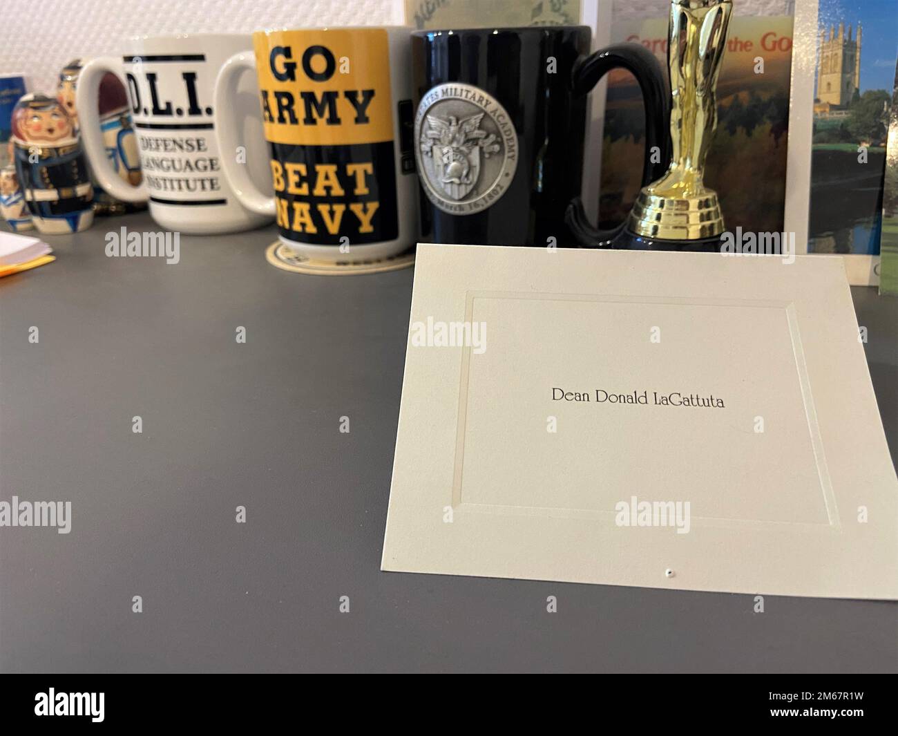 A thank you letter written in Russian from now 1st Lt. Dean LaGattuta ...