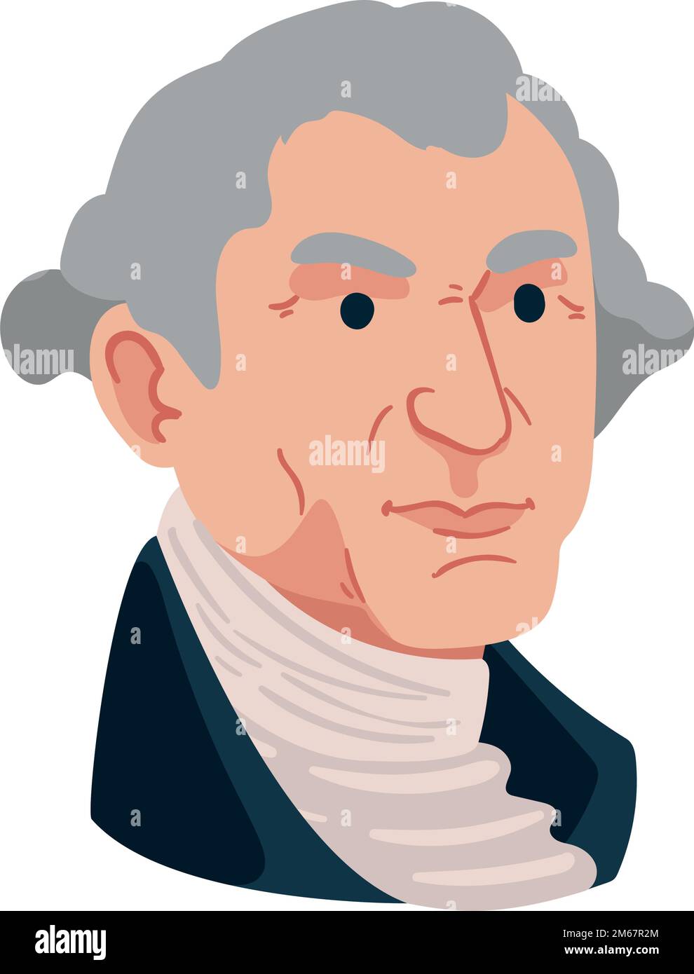 Presidential statue Stock Vector Images - Alamy