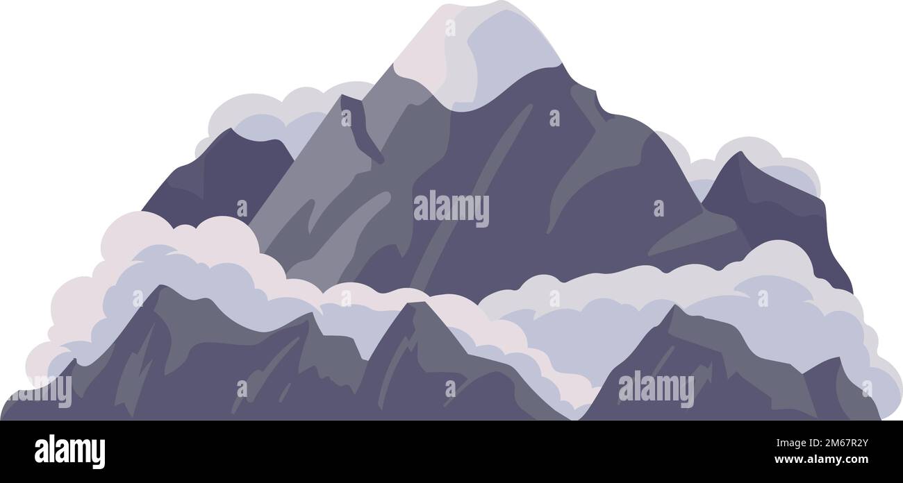 Rocky mountainous terrain Stock Vector Images - Alamy