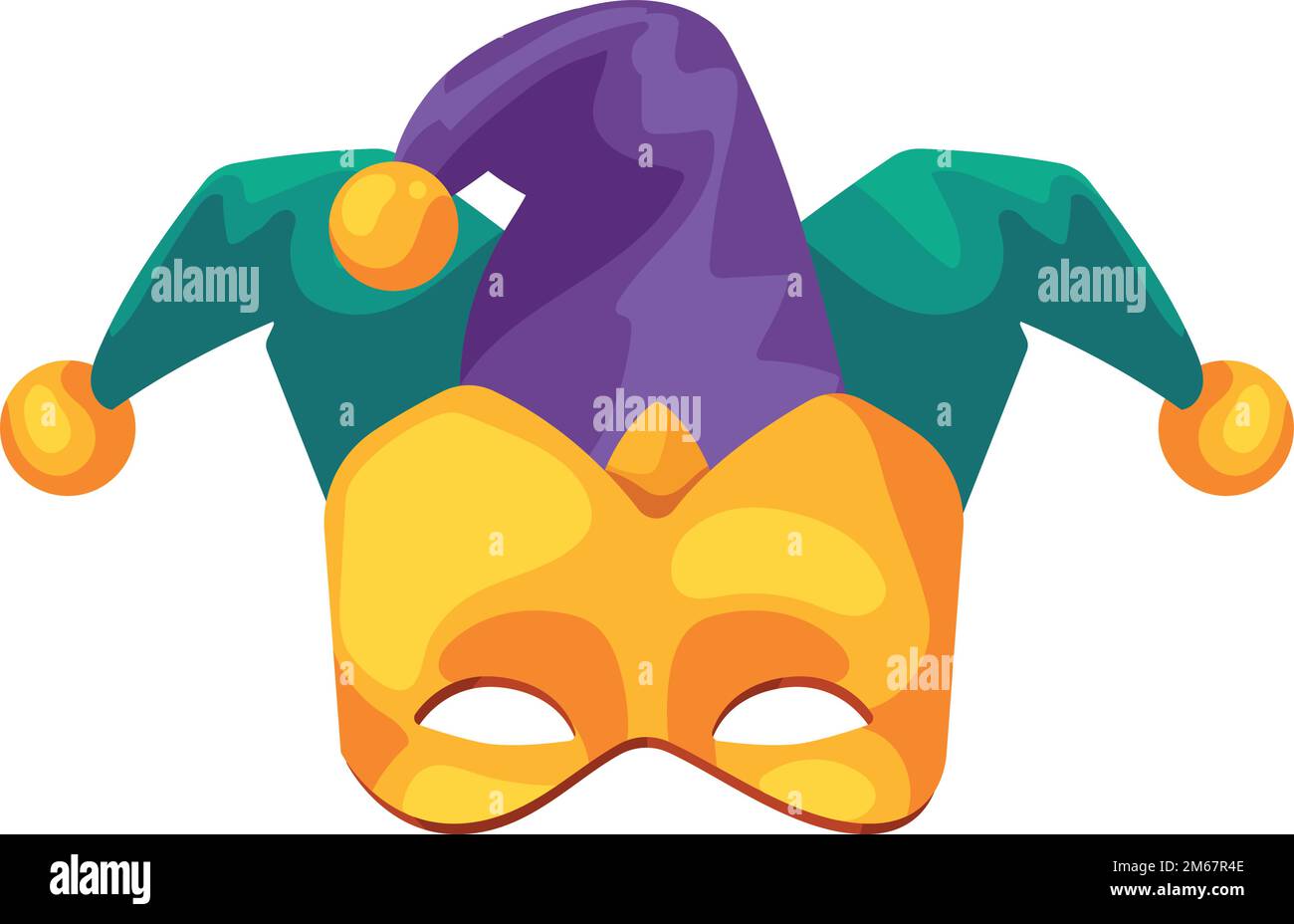 mardi gras mask with joker hat Stock Vector Image & Art - Alamy