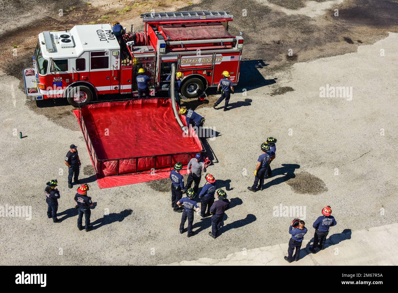 Local firefighters from the Green Valley, Drexel Heights and Tubac Fire ...