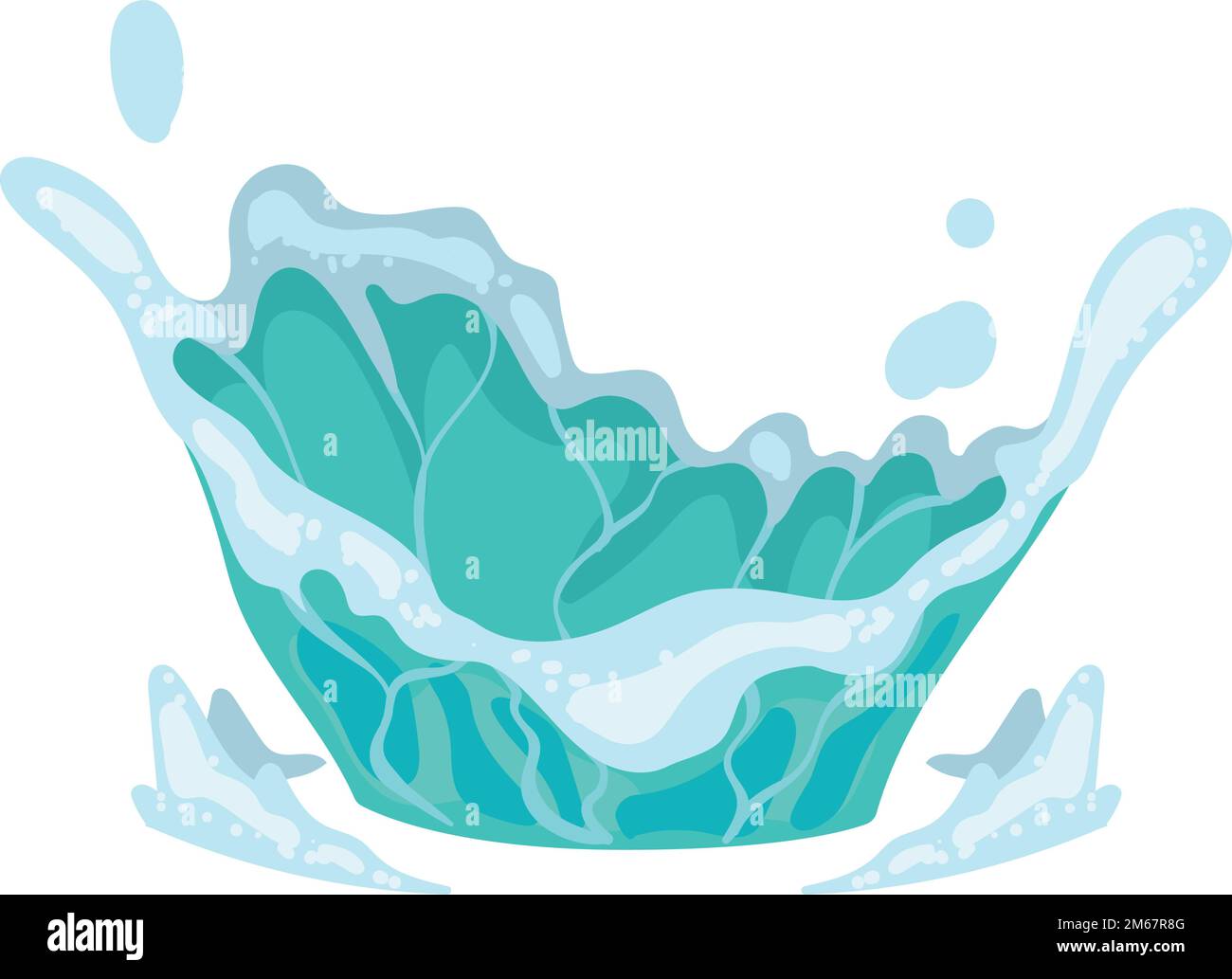 h2o splashing nature Stock Vector Image & Art - Alamy