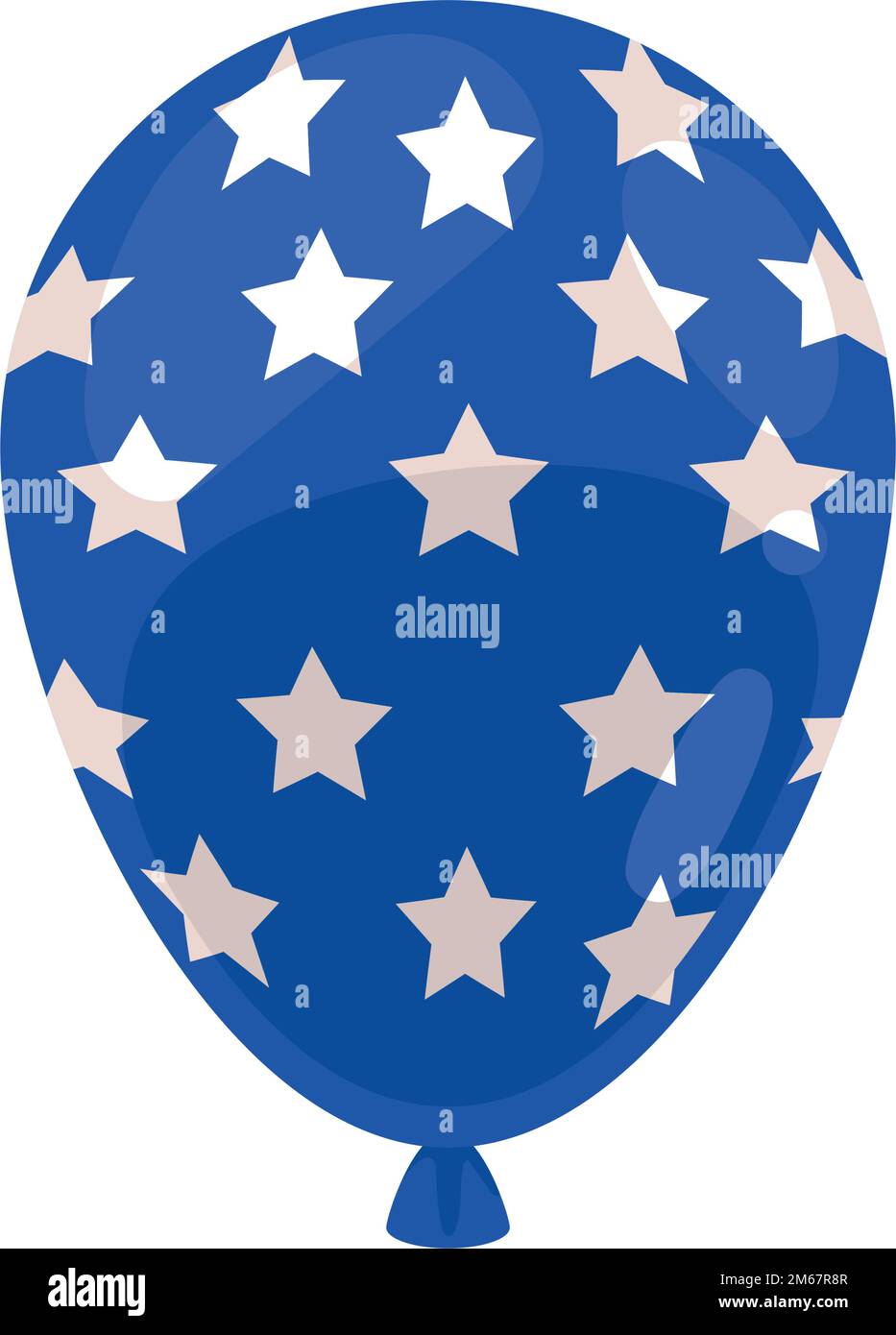 blue balloon helium with stars Stock Vector Image & Art - Alamy