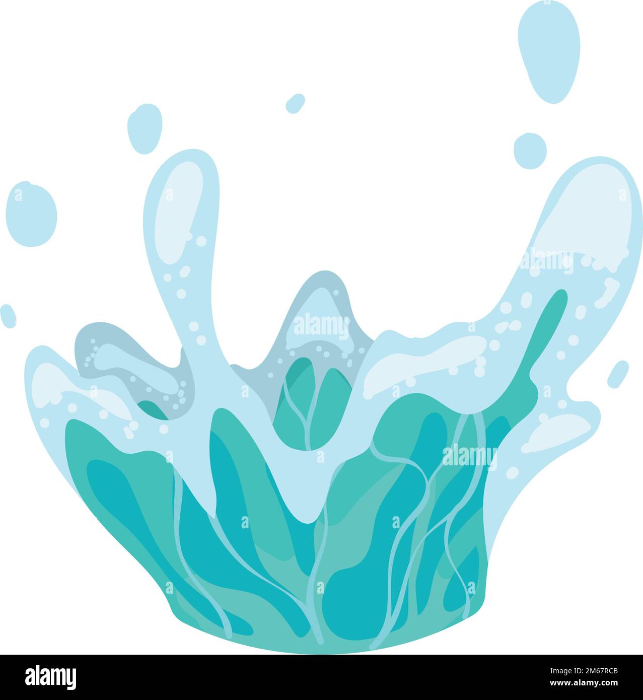 water splash nature Stock Vector Image & Art - Alamy