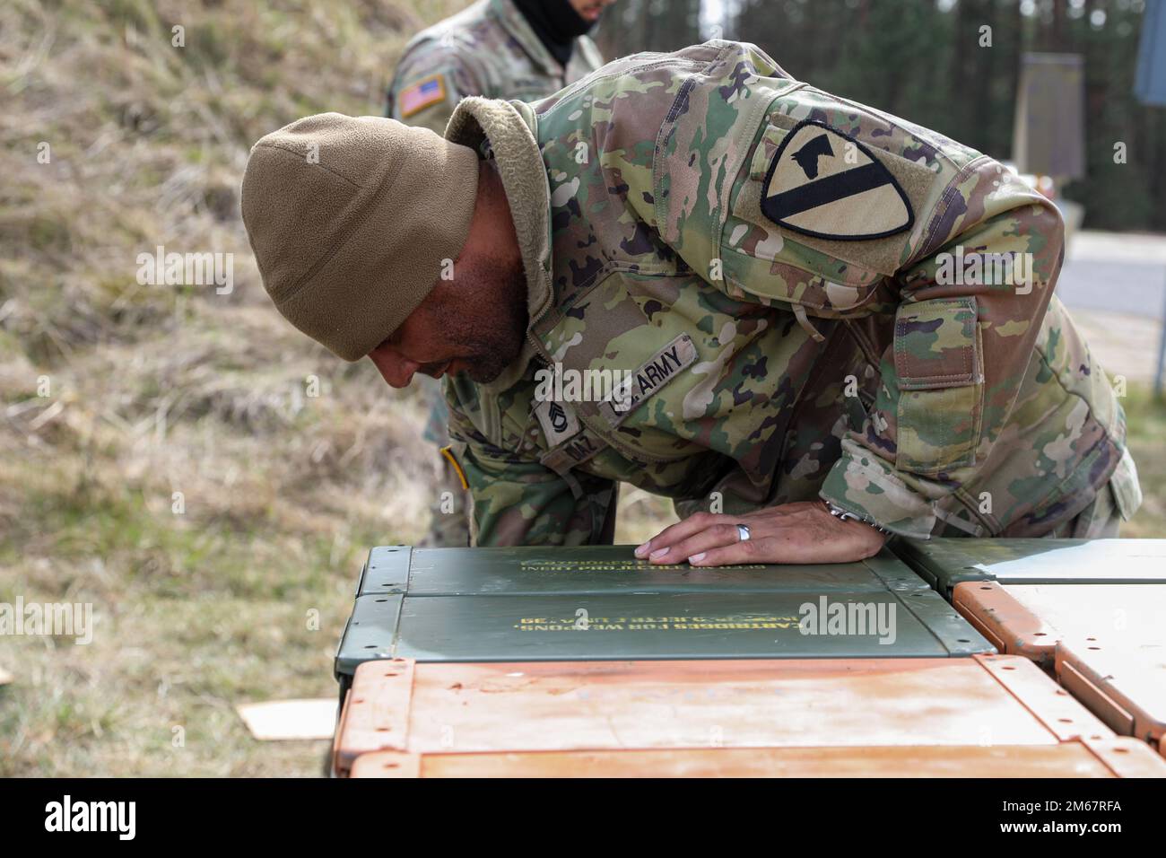 U.S. Army Sgt. 1st Class Alex Díaz, ammunitions specialist assigned to ...