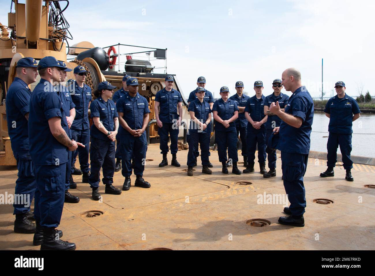 Master Chief Petty Officer of the Coast Guard Reserve George M ...