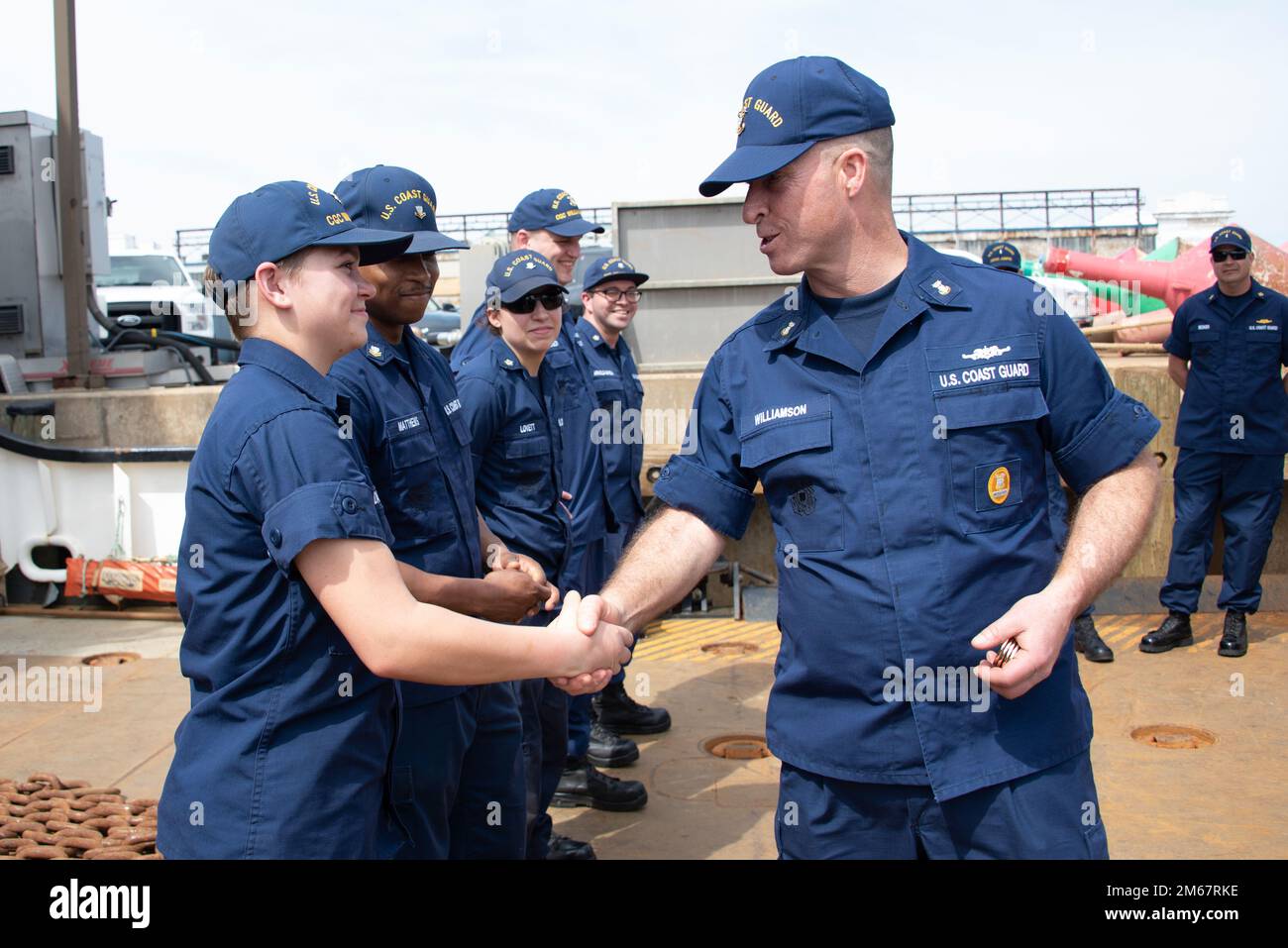 Master Chief Petty Officer of the Coast Guard Reserve George M ...