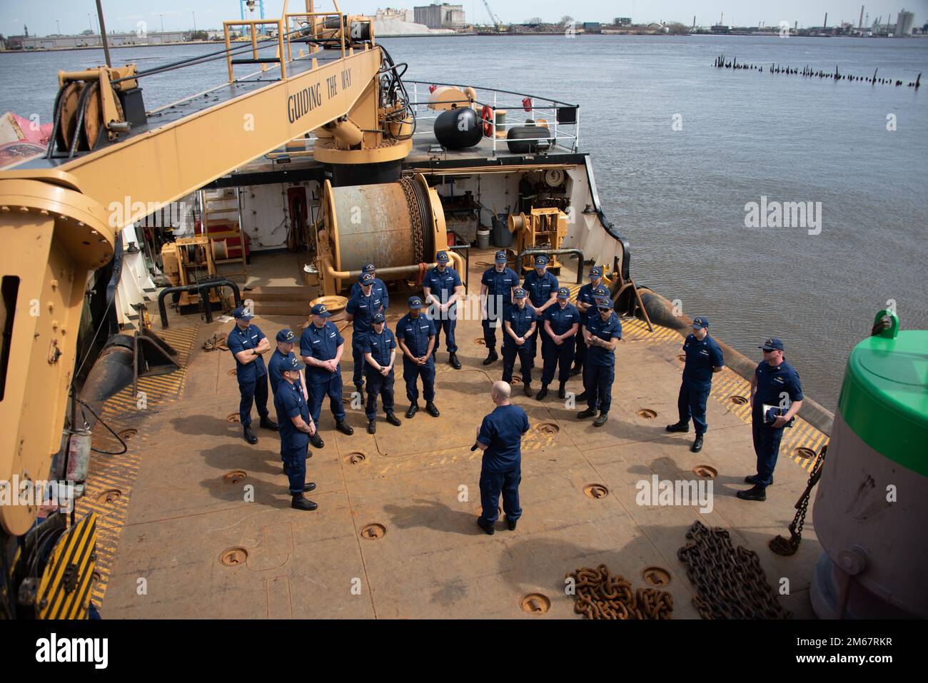 Master Chief Petty Officer of the Coast Guard Reserve George M ...