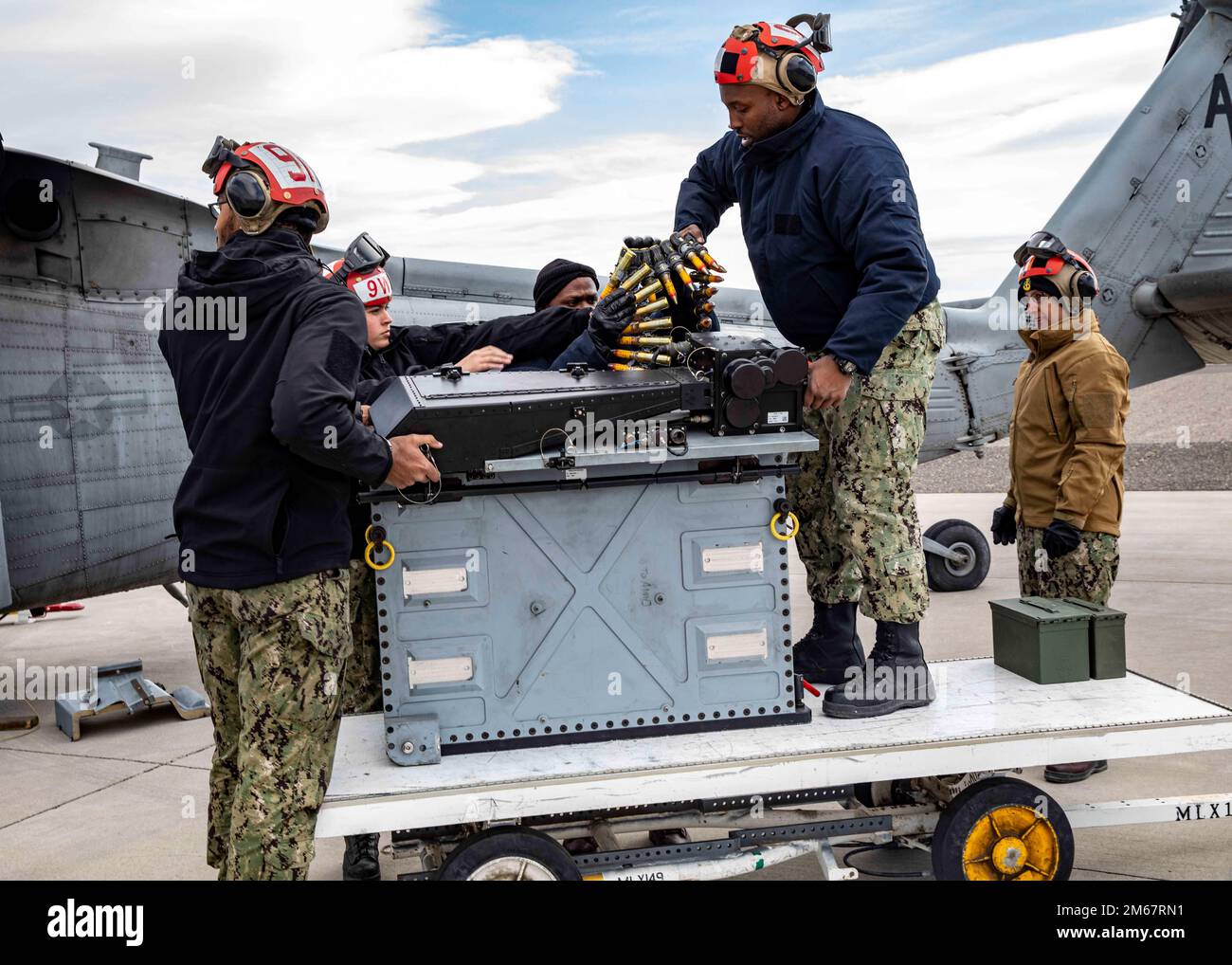 Aviation Ordnance Technician assigned to Helicopter Sea Combat Squadron ...