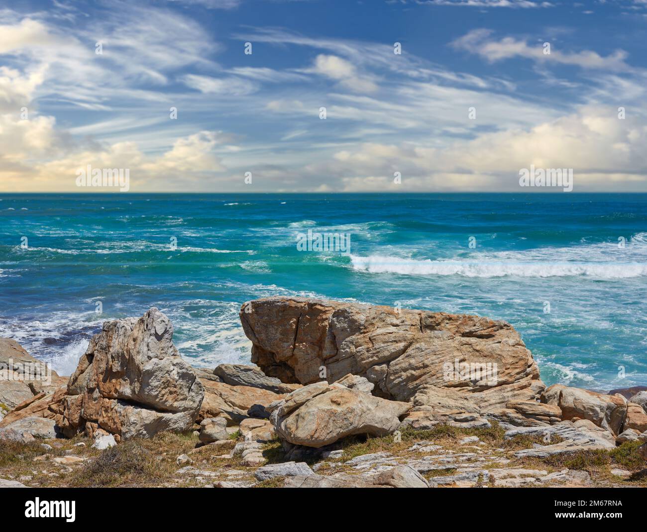 Nature - Western Cape. Coastal area close to Cape of Good Hope, South ...