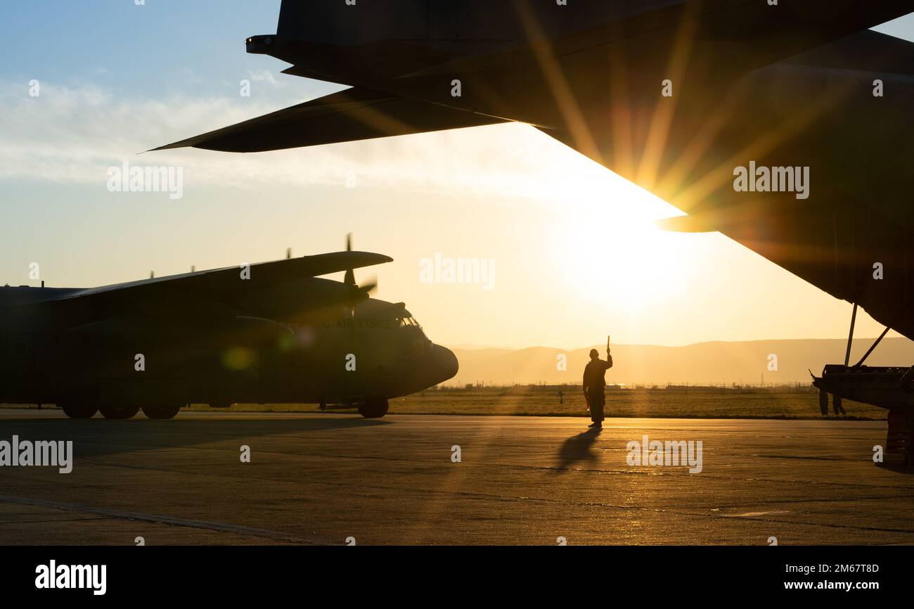 U.S. Air Force Tech. Sgt. Michael Camp, 921st Contingency Response Squadron aircraft maintenance ...