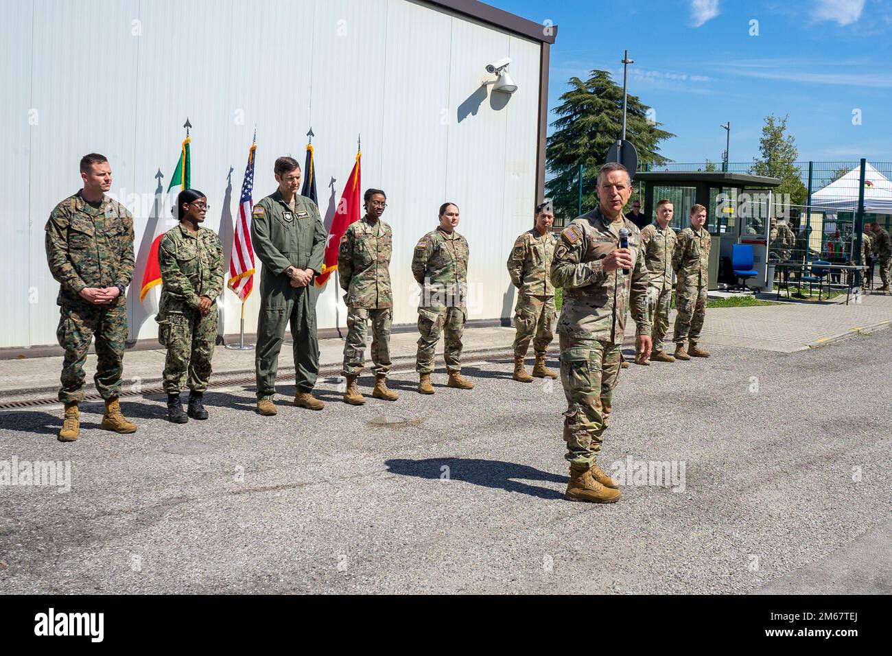 U.S. Army Southern European Task Force, Africa Commanding General Maj ...