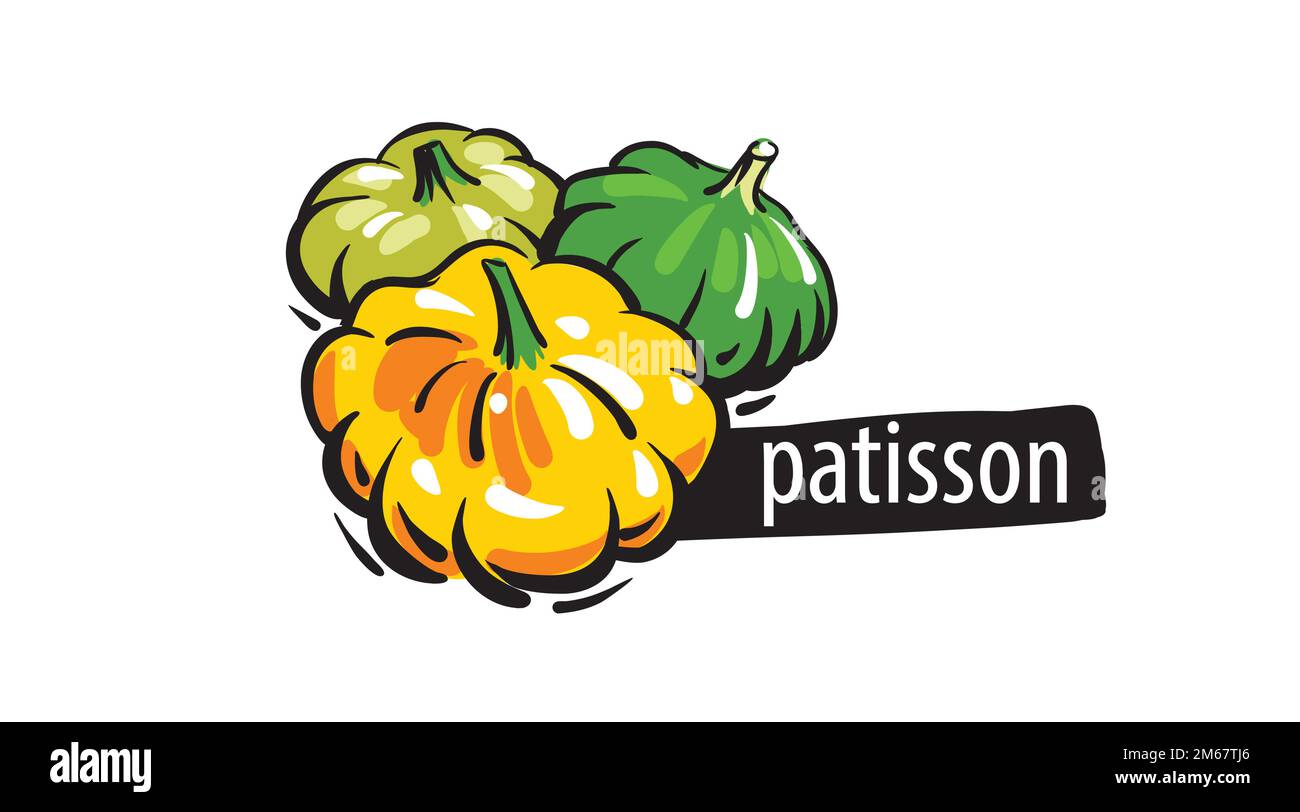 Drawn patisson isolated on a white background Stock Vector Image & Art ...