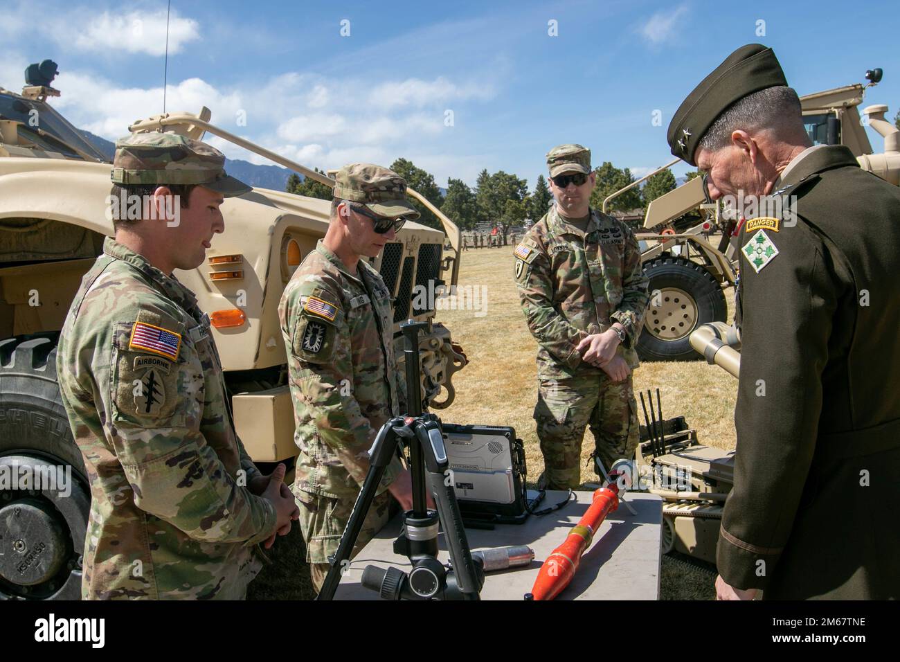 Maj. Gen. David Hodne, commanding general, 4th Infantry Division and ...