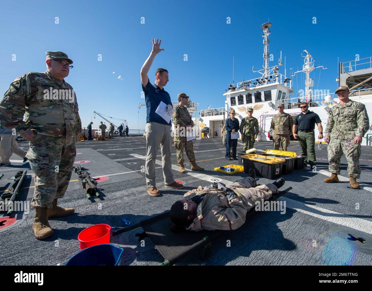 220414-N-XB470-1088 SAN DIEGO (April 14, 2022) Dan Boehm, an instructor ...