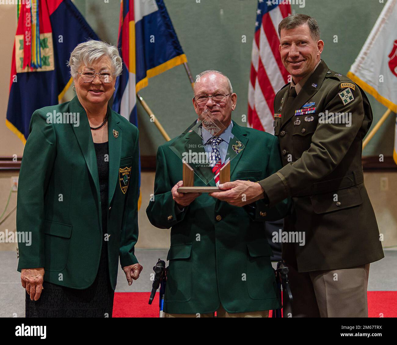 Maj. Gen. David Hodne, commanding general of the 4th Infantry Division ...