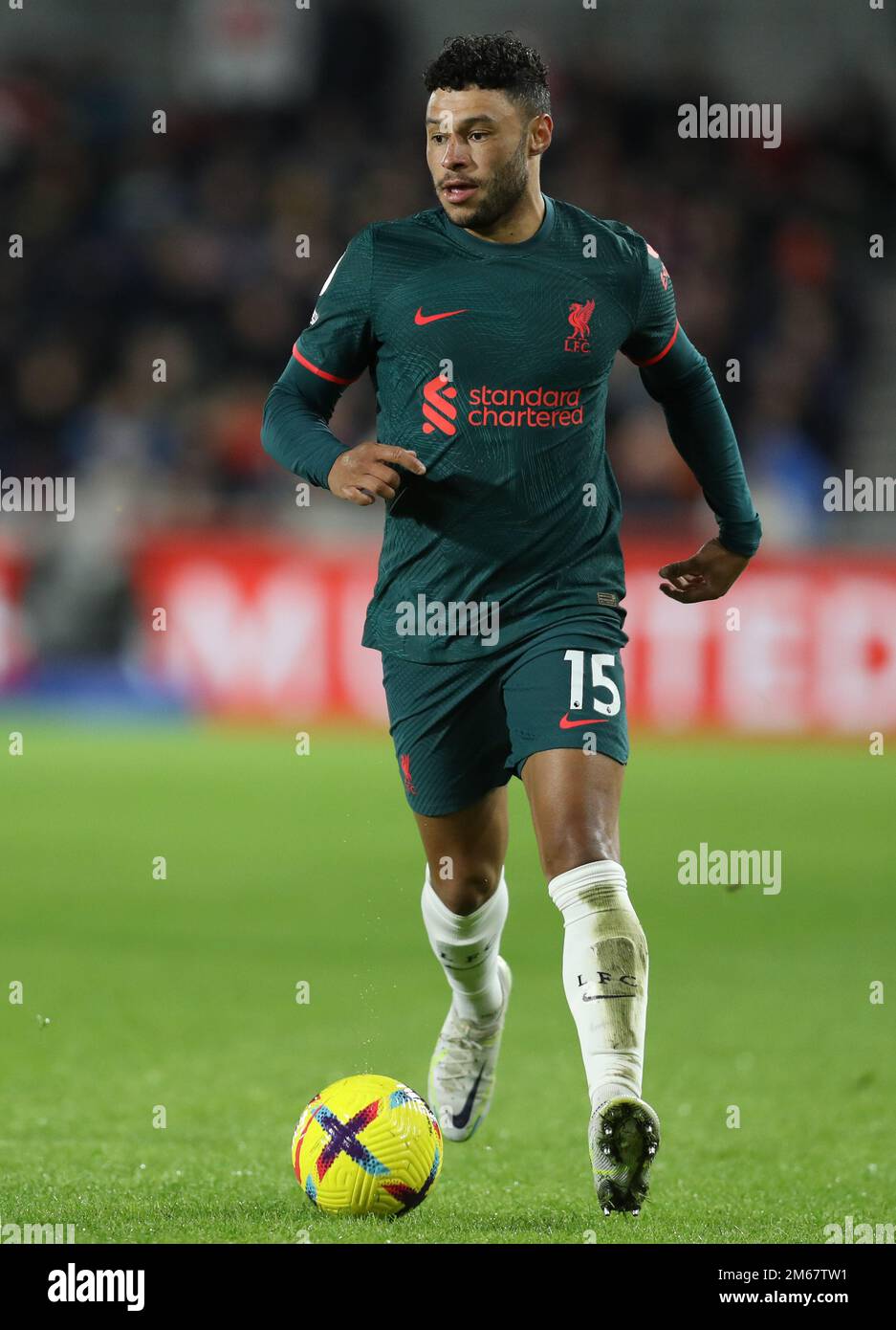 London, UK. 2nd Jan, 2023. Alex Oxlade-Chamberlain of Liverpool during ...