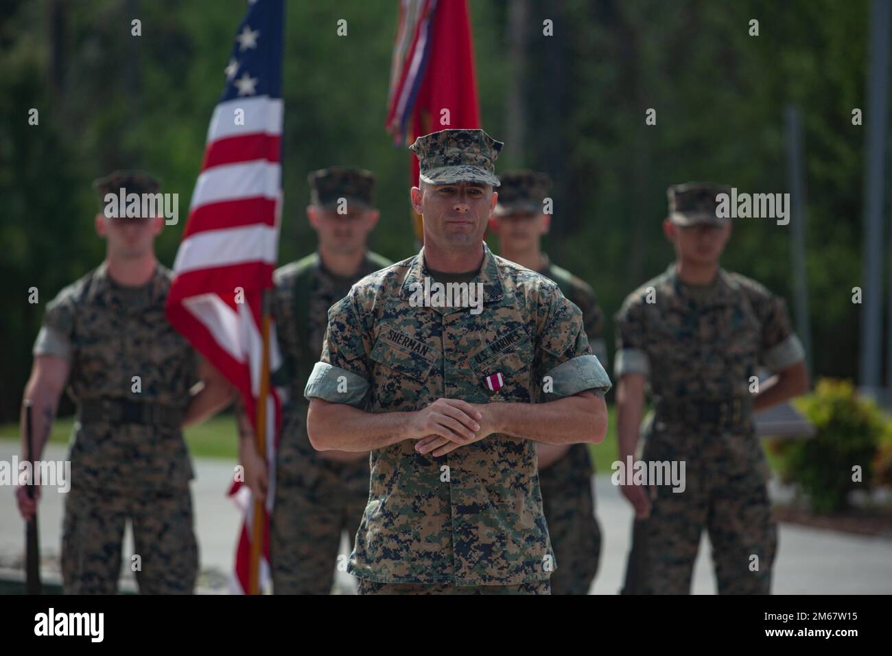 U.S. Marine Corps Master Sgt. Jeremiah J. Sherman, headquarters ...