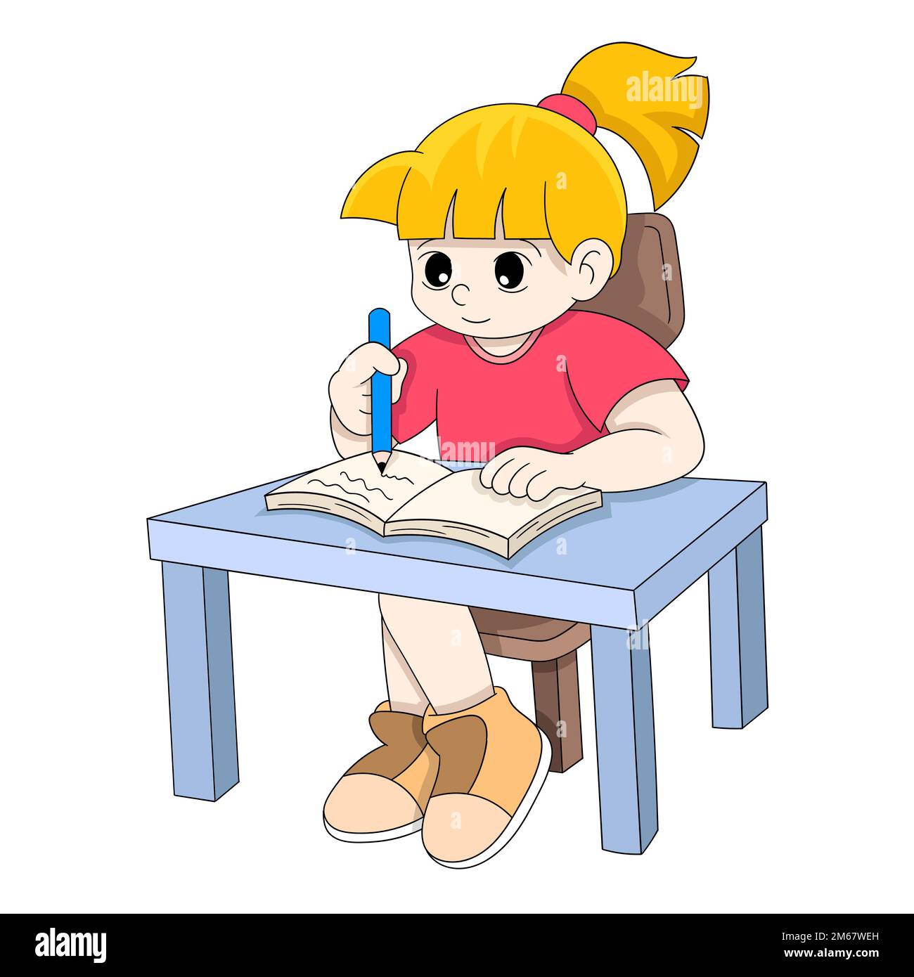 Studying Hard Clipart