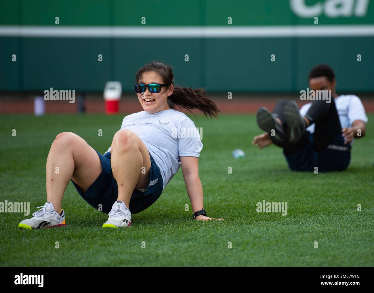 Military personnel stationed in the National Capital Region workout at ...