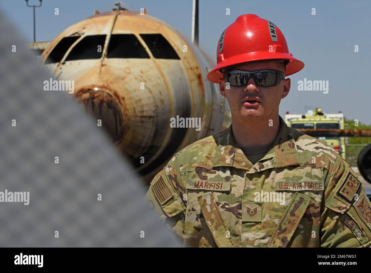 U.S. Air Force Tech. Sgt. Donald Marfisi, 312th Training Squadron fire ...