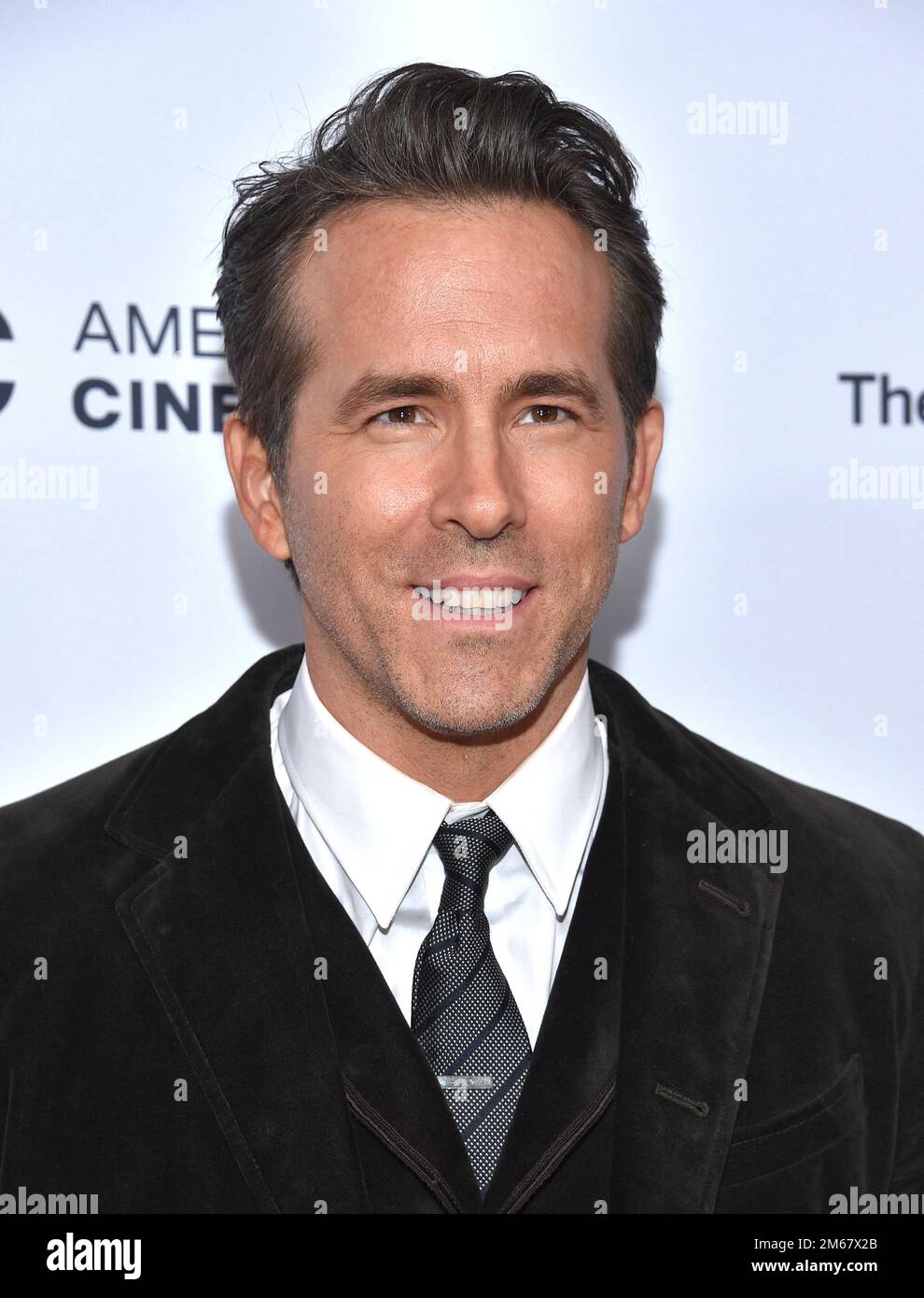 Canadian-American actor Ryan Reynolds arriving to the American ...